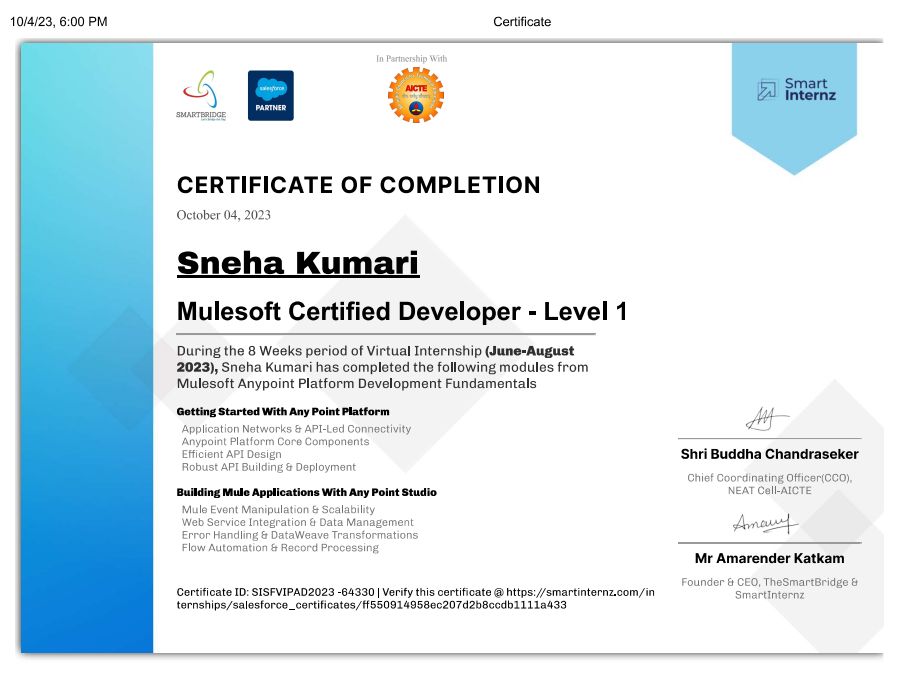 Sneha Kumari on LinkedIn: Hello Everyone, I have successfully completed ... Sneha Kumari on LinkedIn: Hello Everyone, I have successfully completed ...