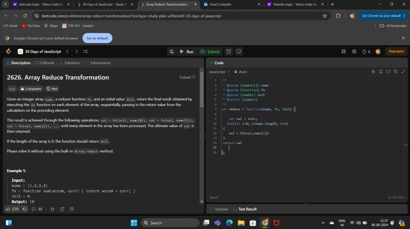 Aman khan on LinkedIn: #30dayschallenge #javascript #leetcode # ... Aman khan on LinkedIn: #30dayschallenge #javascript #leetcode # ...