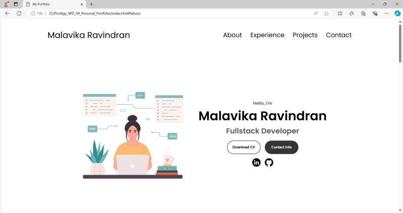 Malavika Ravindran on LinkedIn: #webdevelopment #portfolio #html #css # ... Malavika Ravindran on LinkedIn: #webdevelopment #portfolio #html #css # ...