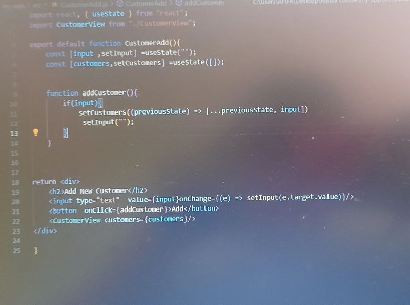 Afifa k on LinkedIn: Reactjs add customer code. Afifa k on LinkedIn: Reactjs add customer code.