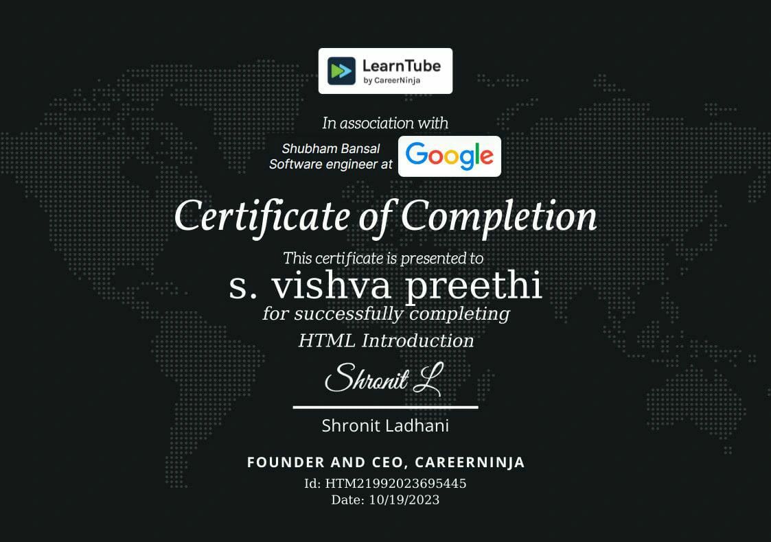 Vishva Preethi seenuvasan on LinkedIn: I have to share with my ... Vishva Preethi seenuvasan on LinkedIn: I have to share with my ...