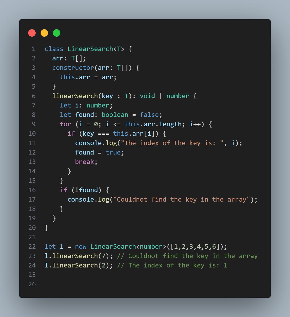 Manoj Shrestha on LinkedIn: #typescript #datastructures #linearsearch # ... Manoj Shrestha on LinkedIn: #typescript #datastructures #linearsearch # ...