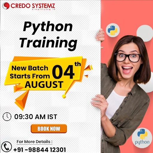 Sridhar Raj P on LinkedIn: Python Training CREDO SYSTEMZ New Batch ... Sridhar Raj P on LinkedIn: Python Training CREDO SYSTEMZ New Batch ...