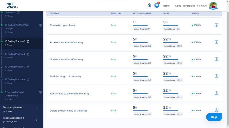 Sai kiran Myadam on LinkedIn: #100daysofcode #javascriptlearning # ... Sai kiran Myadam on LinkedIn: #100daysofcode #javascriptlearning # ...