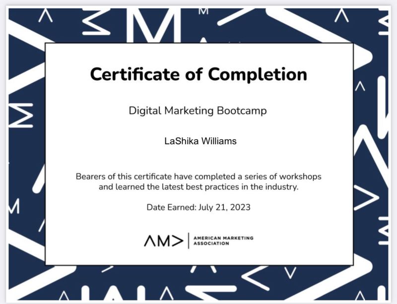 LaShika Renee Williams on LinkedIn: I’m proud to share that I completed ... LaShika Renee Williams on LinkedIn: I’m proud to share that I completed ...