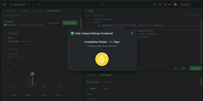 Devanshu Sharma on LinkedIn: #100daysofcode #leetcode #codingjourney # ... Devanshu Sharma on LinkedIn: #100daysofcode #leetcode #codingjourney # ...