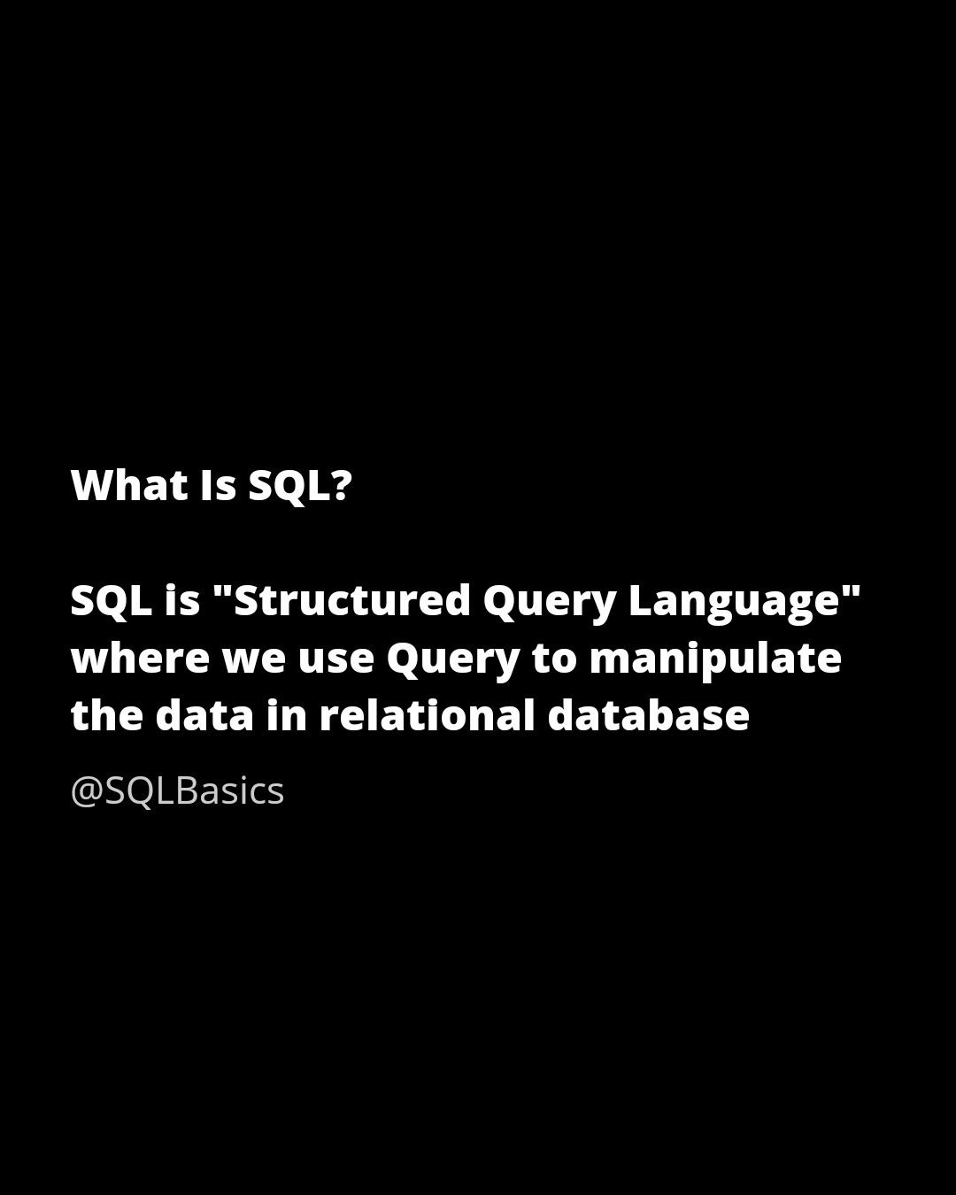 DHARANI VALLEPU on LinkedIn: #sql #sqlinterview #sqltips DHARANI VALLEPU on LinkedIn: #sql #sqlinterview #sqltips