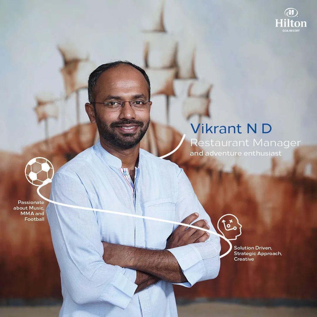 Hilton Goa Resort on LinkedIn: Meet Vikrant! Vikrant is a valued member ... Hilton Goa Resort on LinkedIn: Meet Vikrant! Vikrant is a valued member ...