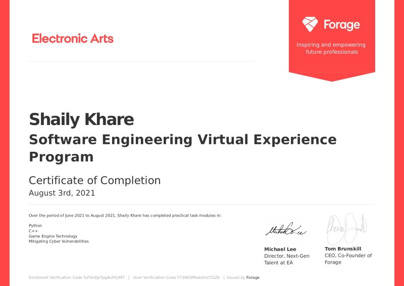 Shaily Khare on LinkedIn: #experience #development #coding #gaming Shaily Khare on LinkedIn: #experience #development #coding #gaming