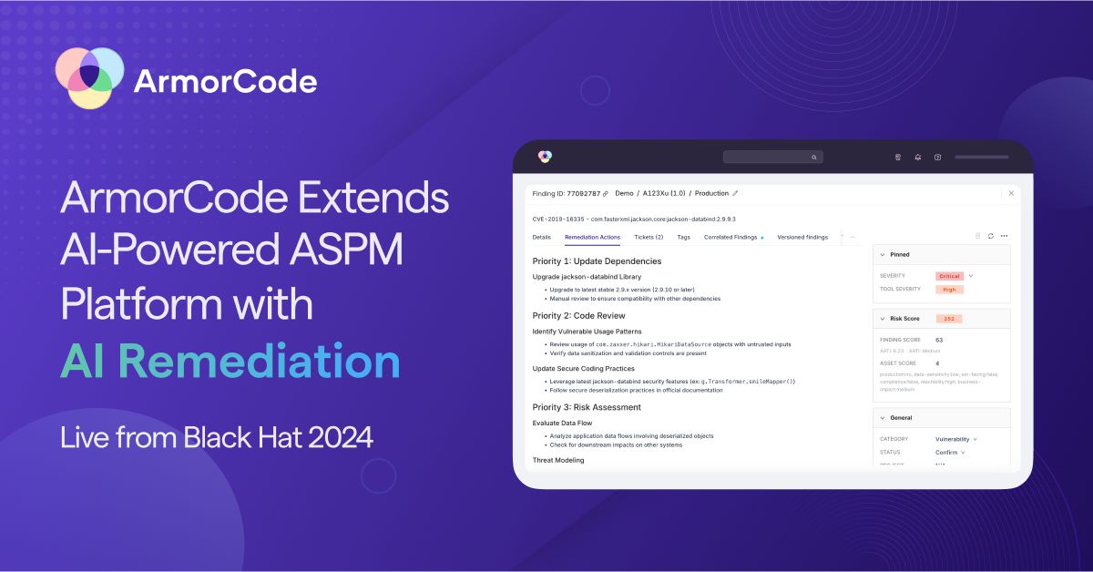 Aakash Mehta on LinkedIn: ArmorCode Extends AI-powered ASPM Platform ... Aakash Mehta on LinkedIn: ArmorCode Extends AI-powered ASPM Platform ...