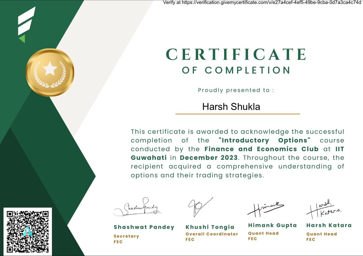 Harsh Shukla on LinkedIn: I'm happy to share that I've obtained a new ... Harsh Shukla on LinkedIn: I'm happy to share that I've obtained a new ...