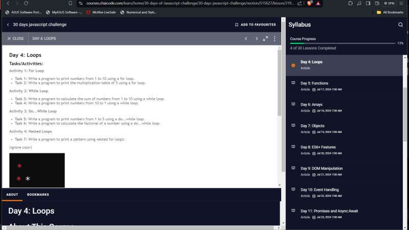 Nikhil Verma on LinkedIn: 🌟 Day 4: 30-Day Intensive JavaScript ... Nikhil Verma on LinkedIn: 🌟 Day 4: 30-Day Intensive JavaScript ...