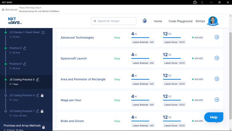 Borlakunta Soniya on LinkedIn: #javascript #codingpractice #nxtwave # ... Borlakunta Soniya on LinkedIn: #javascript #codingpractice #nxtwave # ...