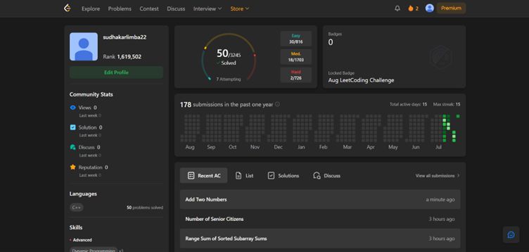 Sudhakar Limba on LinkedIn: #leetcode #codingjourney #programming # ... Sudhakar Limba on LinkedIn: #leetcode #codingjourney #programming # ...