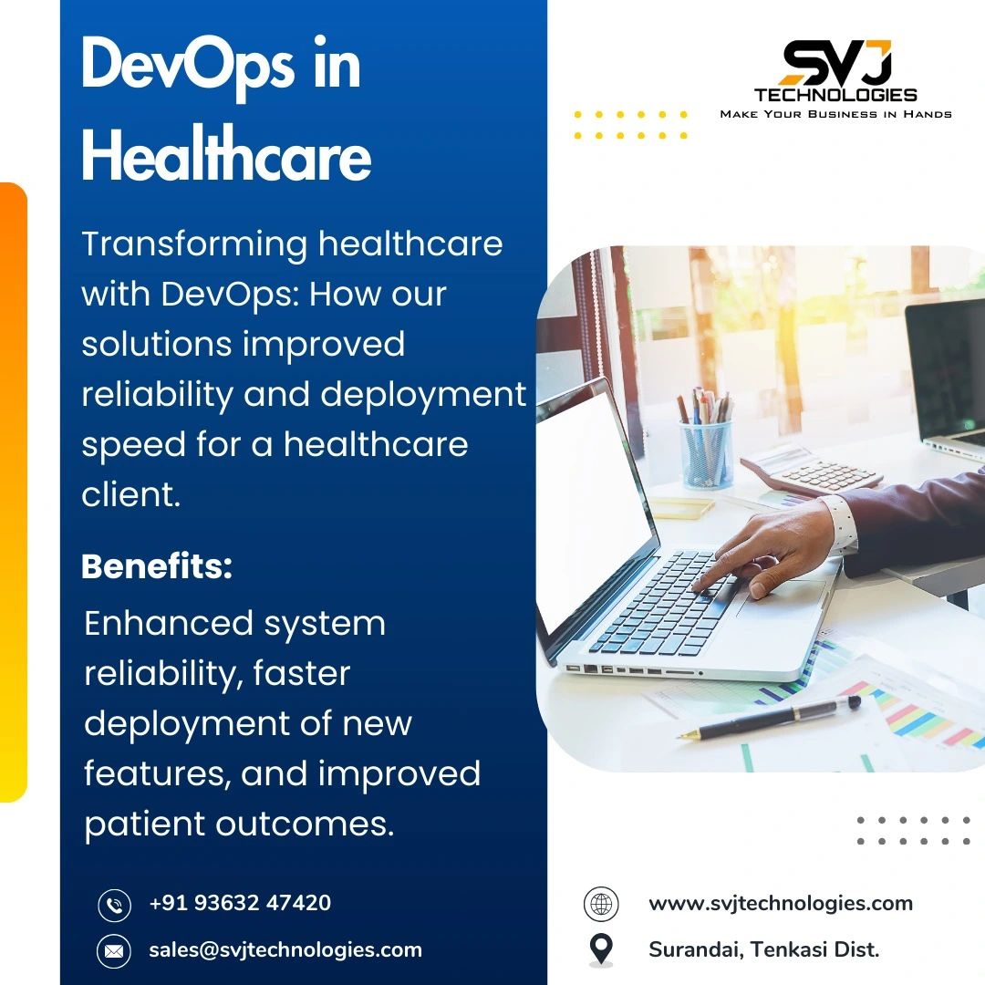 SVJ Technologies on LinkedIn: #devops #healthcare #deploymentspeed # ... SVJ Technologies on LinkedIn: #devops #healthcare #deploymentspeed # ...