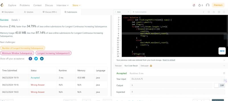 NITHIYA S on LinkedIn: #leetcode #problemsolving #codingjourney NITHIYA S on LinkedIn: #leetcode #problemsolving #codingjourney