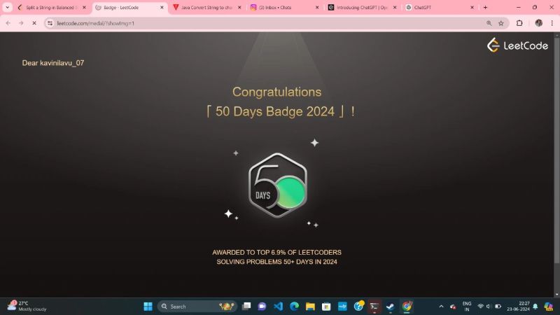 Kavinilavu T on LinkedIn: #leetcode #coding #achievement # ... Kavinilavu T on LinkedIn: #leetcode #coding #achievement # ...