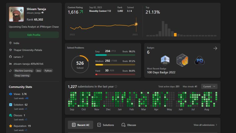 Shivam Taneja on LinkedIn: #leetcode #codingjourney #datastructures # ... Shivam Taneja on LinkedIn: #leetcode #codingjourney #datastructures # ...