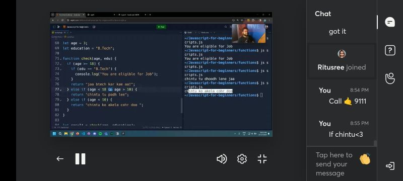 Abhishek G. on LinkedIn: #100daysofcodechallenge #javascript Abhishek G. on LinkedIn: #100daysofcodechallenge #javascript