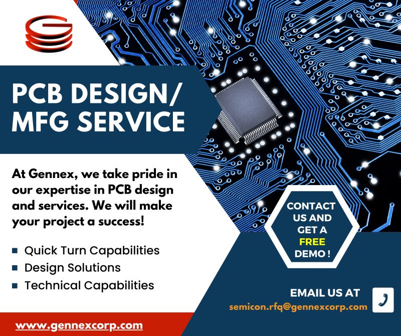 Janine Gabriel on LinkedIn: PCB design and Mfg services? Contact Gennex ... Janine Gabriel on LinkedIn: PCB design and Mfg services? Contact Gennex ...