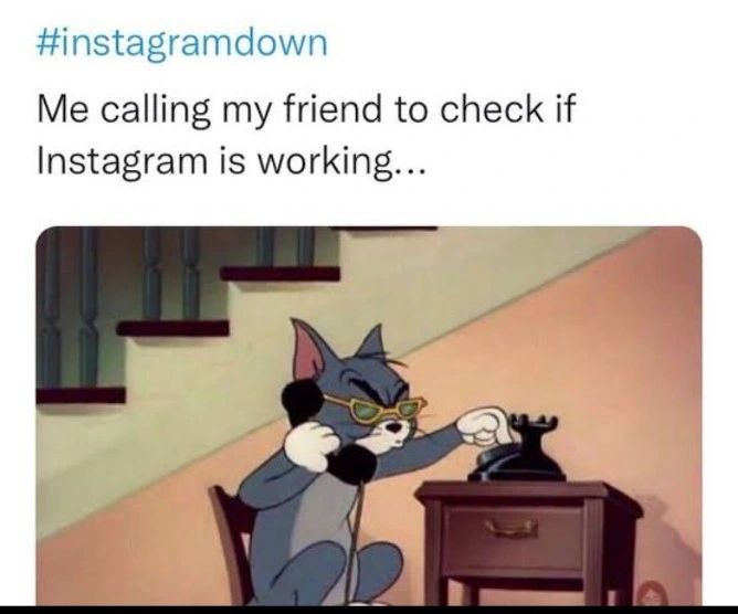 Chandan Agrawal on LinkedIn: #instagramdown #meme Chandan Agrawal on LinkedIn: #instagramdown #meme