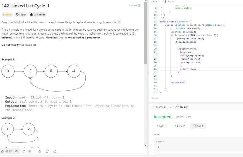 Adarsh Suman on LinkedIn: #day76 #leetcode142 #leetcode #algorithm # ... Adarsh Suman on LinkedIn: #day76 #leetcode142 #leetcode #algorithm # ...