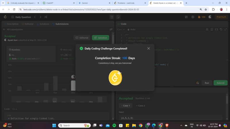 Ayush Soni on LinkedIn: #100daysofleetcode #100daysofleetcode # ... Ayush Soni on LinkedIn: #100daysofleetcode #100daysofleetcode # ...