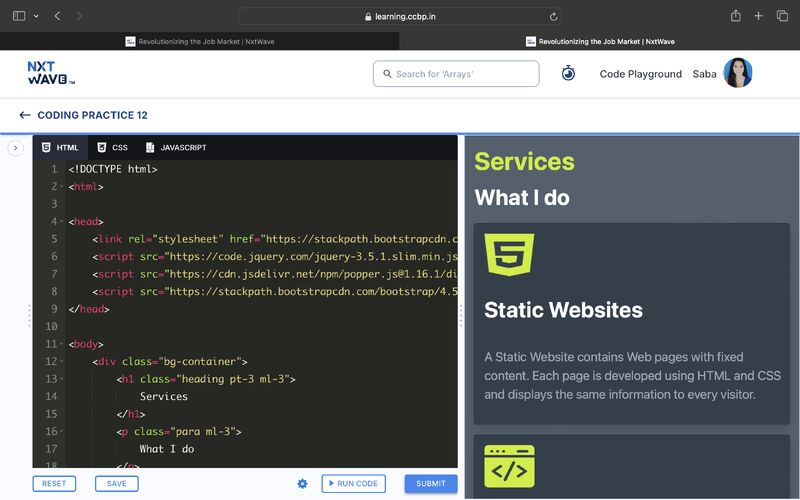 Saba Sultana on LinkedIn: #day25 #ccbp #nxtwave #30daysofcode #html # ... Saba Sultana on LinkedIn: #day25 #ccbp #nxtwave #30daysofcode #html # ...