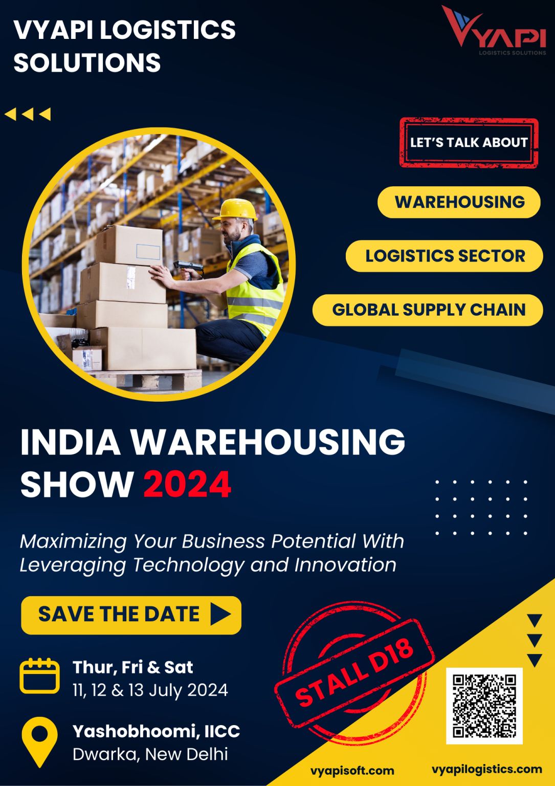 VYAPI LOGISTICS SOLUTIONS LLP on LinkedIn: #indiawarehousingshow2024 # ... VYAPI LOGISTICS SOLUTIONS LLP on LinkedIn: #indiawarehousingshow2024 # ...