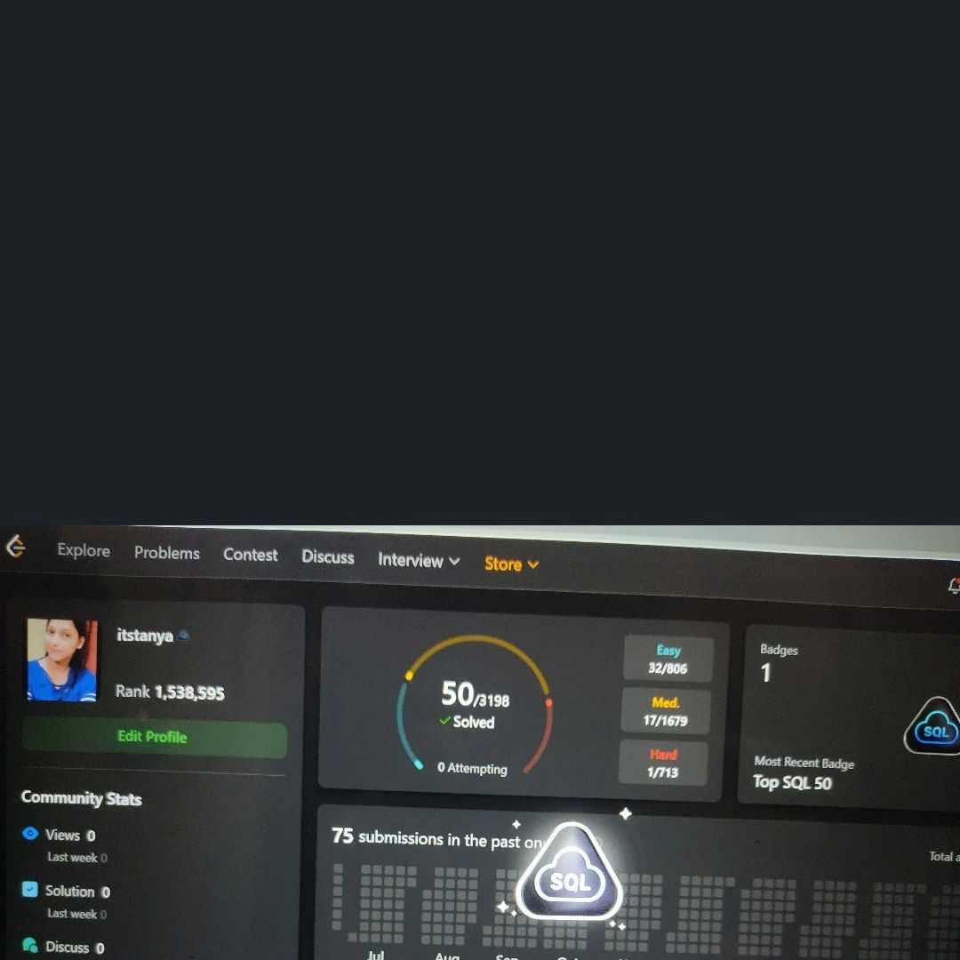 Tanu Singh on LinkedIn: #sql #leetcode #problemsolving #dataanalysis # ... Tanu Singh on LinkedIn: #sql #leetcode #problemsolving #dataanalysis # ...