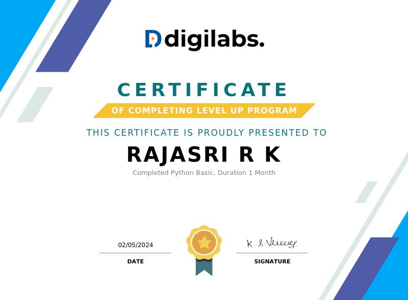 Rajasri R K on LinkedIn: #java #csharp #html #python #c # ... Rajasri R K on LinkedIn: #java #csharp #html #python #c # ...
