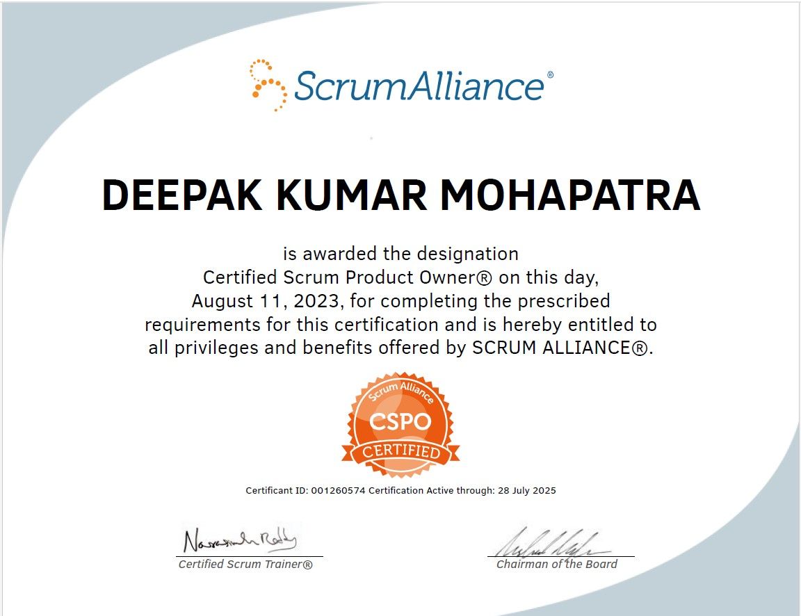 Deepak Kumar Mohapatra posted on LinkedIn Deepak Kumar Mohapatra posted on LinkedIn