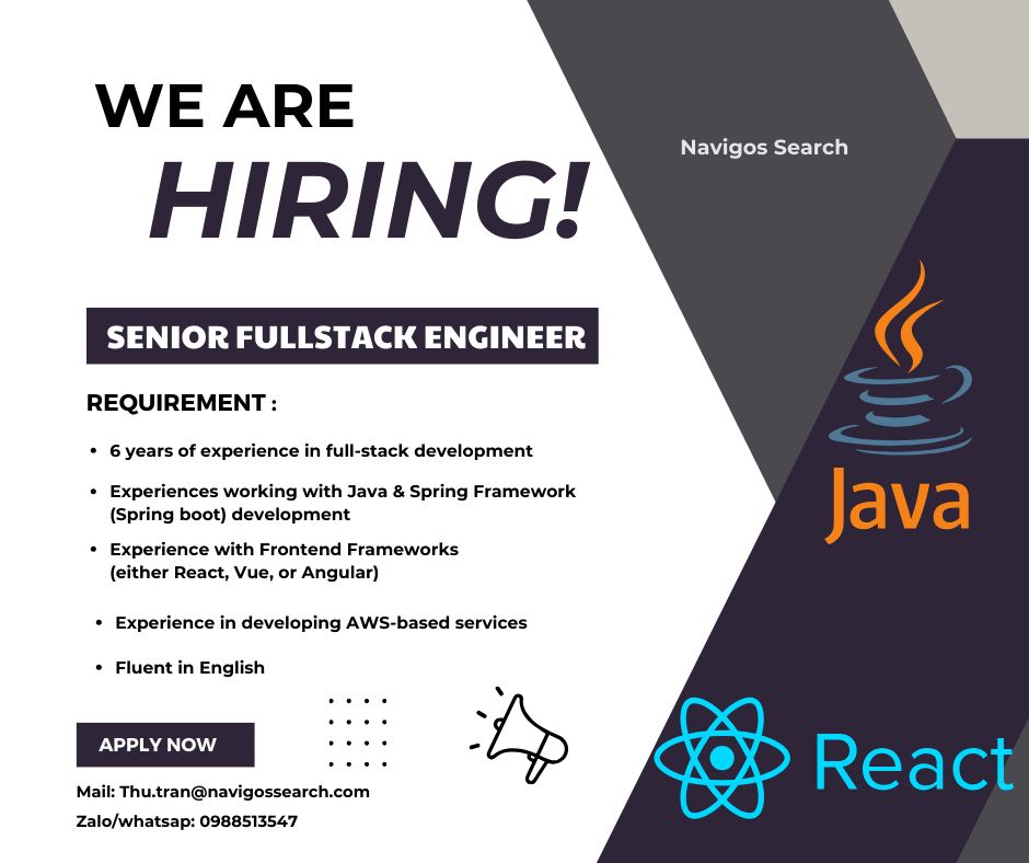Minh Thư on LinkedIn: #javafullstackdeveloper #aws #reactjs #vuejs #java Minh Thư on LinkedIn: #javafullstackdeveloper #aws #reactjs #vuejs #java