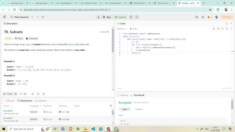 Suresh Paila on LinkedIn: #leetcode #potd #subsets #programming #python ... Suresh Paila on LinkedIn: #leetcode #potd #subsets #programming #python ...