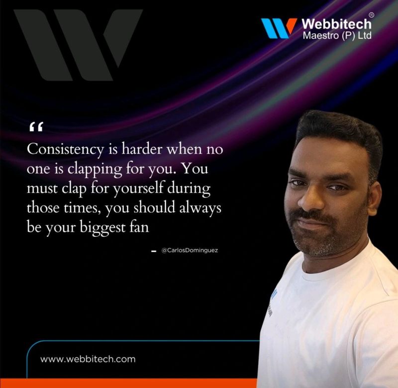 Ranjith Kumar on LinkedIn: #consistency #webbitech Ranjith Kumar on LinkedIn: #consistency #webbitech