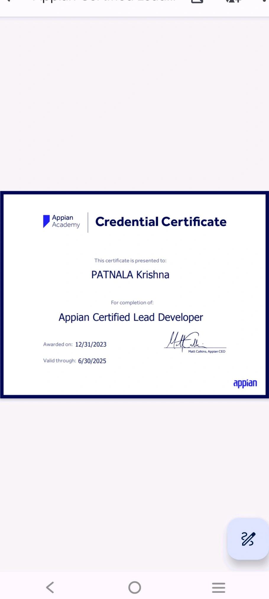 vamsi krishna on LinkedIn: completed vamsi krishna on LinkedIn: completed