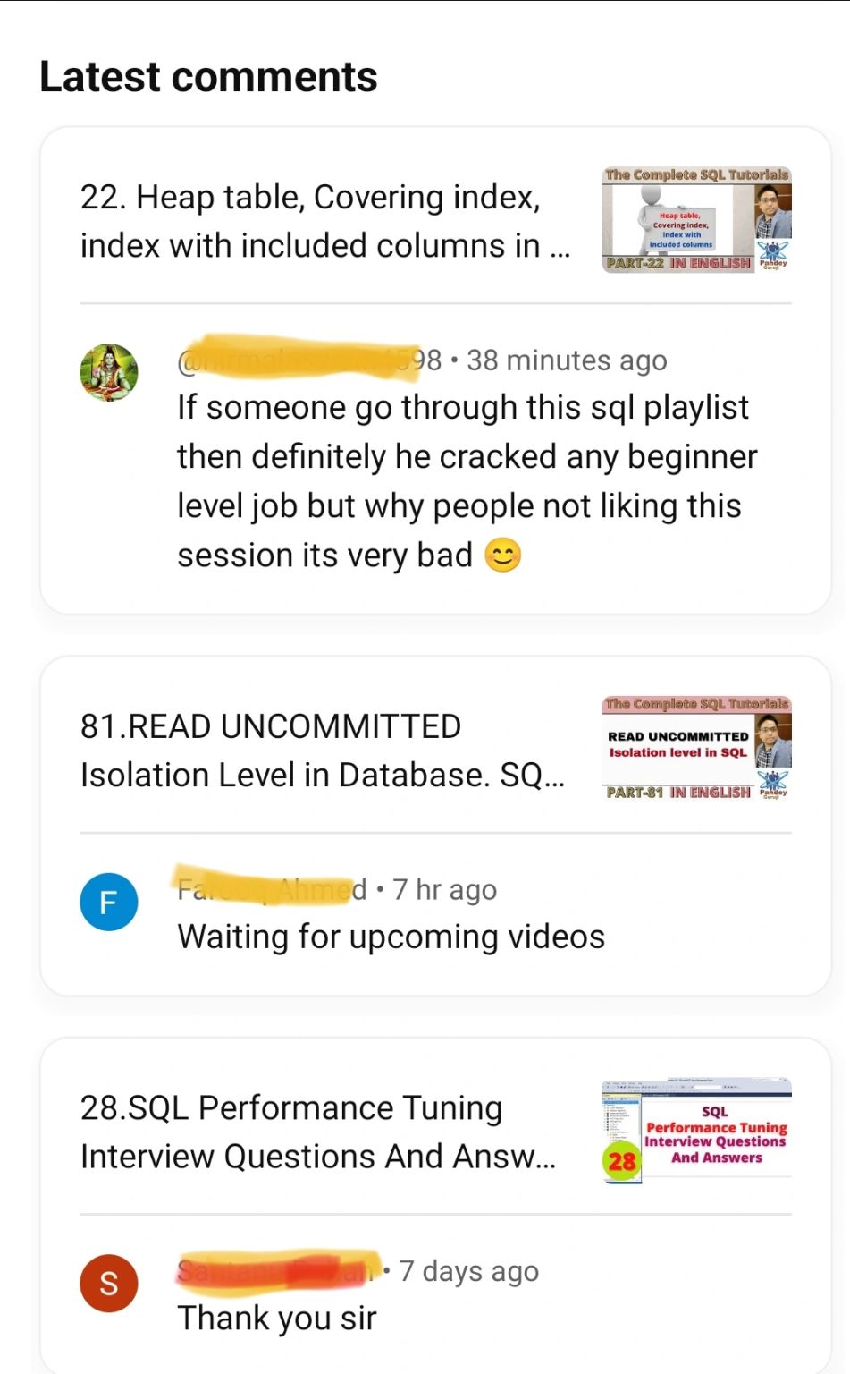 SQL and Database Tutorials by Ajay Kadiyala Ankit Bansal | Mukesh ... SQL and Database Tutorials by Ajay Kadiyala Ankit Bansal | Mukesh ...
