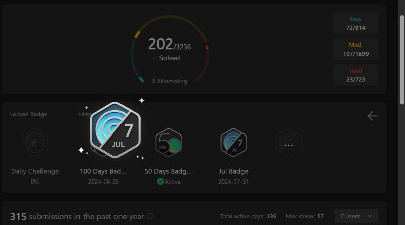 Sushant Bhardwaj on LinkedIn: #leetcode #codingjourney #milestone # ... Sushant Bhardwaj on LinkedIn: #leetcode #codingjourney #milestone # ...