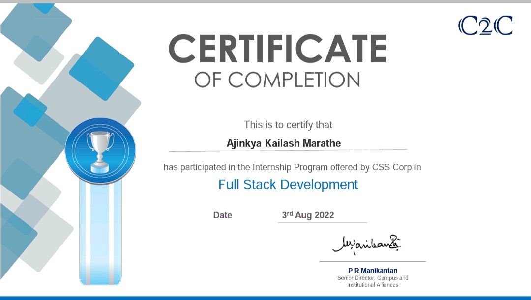 Ajinkya Marathe on LinkedIn: #developer #frontend #internship #share # ... Ajinkya Marathe on LinkedIn: #developer #frontend #internship #share # ...
