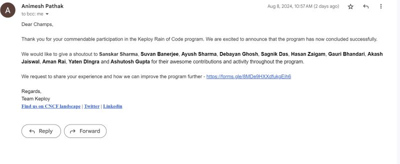 Hasan Zaigam on LinkedIn: #opensource #keploy #kroc #developer #community Hasan Zaigam on LinkedIn: #opensource #keploy #kroc #developer #community