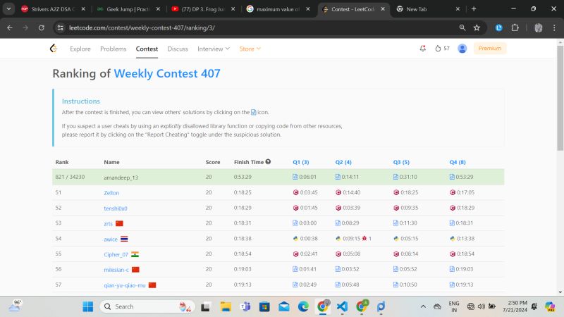 Amandeep Singh on LinkedIn: #leetcode #codingjourney #consistency # ... Amandeep Singh on LinkedIn: #leetcode #codingjourney #consistency # ...