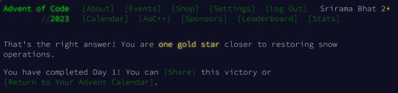 Srirama Bhat on LinkedIn: #adventofcode #scalerdiscord Srirama Bhat on LinkedIn: #adventofcode #scalerdiscord