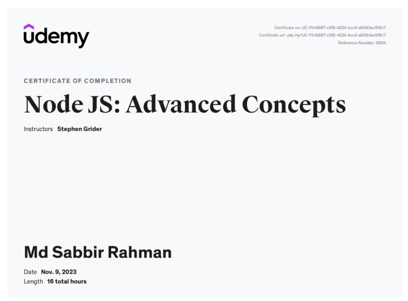 Md Sabbir Rahman on LinkedIn: #nodejs #advanceddevelopment Md Sabbir Rahman on LinkedIn: #nodejs #advanceddevelopment