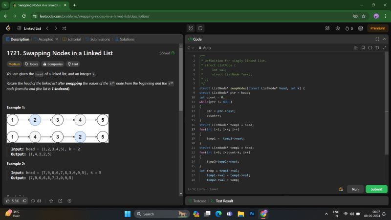 Vivek Arya on LinkedIn: #linkedlist #leetcode #codingchallenge # ... Vivek Arya on LinkedIn: #linkedlist #leetcode #codingchallenge # ...