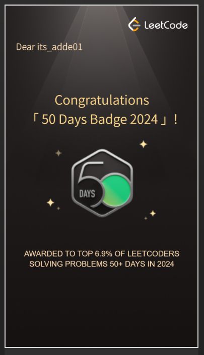 Aditi Gupta on LinkedIn: #connection #dsa #leetcode #50daysofcoding # ... Aditi Gupta on LinkedIn: #connection #dsa #leetcode #50daysofcoding # ...