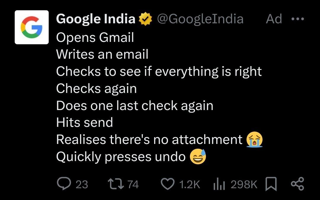 Heer Shingala on LinkedIn: Google copywriter doesn't know that Gmail ... Heer Shingala on LinkedIn: Google copywriter doesn't know that Gmail ...