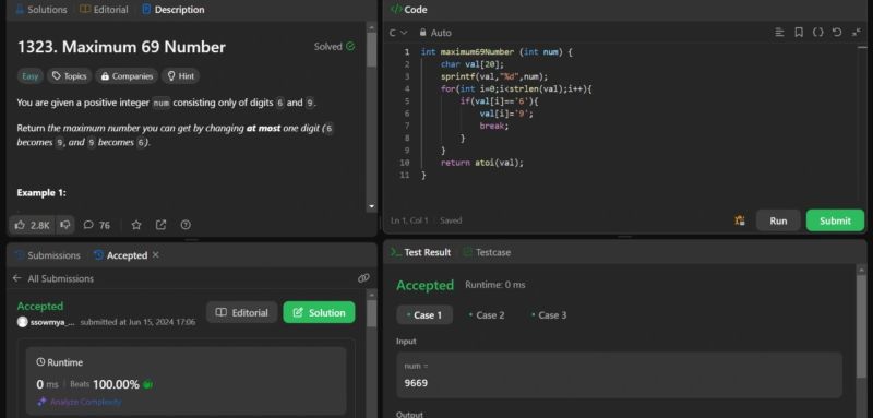 Sowmya S on LinkedIn: #leetcodechallenge #codingjourney Sowmya S on LinkedIn: #leetcodechallenge #codingjourney