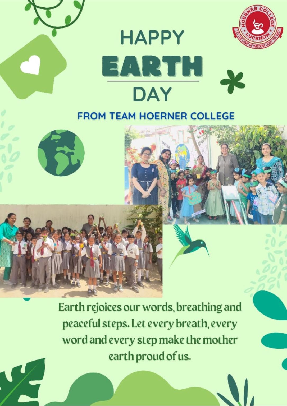 Hoerner College on LinkedIn: Happy Earth Day from Team Hoerner College🌎 Hoerner College on LinkedIn: Happy Earth Day from Team Hoerner College🌎