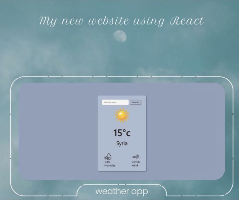 Mahmoud Agha on LinkedIn: #reactjs #weatherapp Mahmoud Agha on LinkedIn: #reactjs #weatherapp