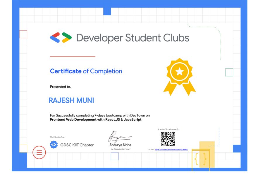 Rajesh Muni on LinkedIn: #devtown #mlsa #gdsc #javascript #reactjs # ... Rajesh Muni on LinkedIn: #devtown #mlsa #gdsc #javascript #reactjs # ...